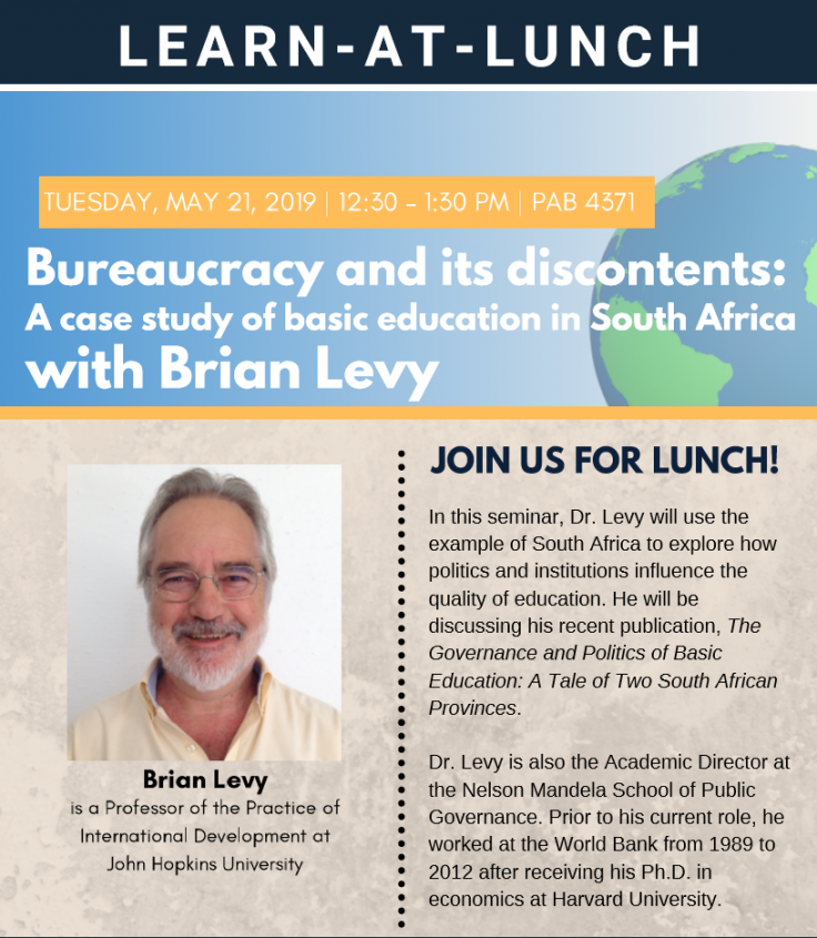 Learn-at-Lunch with Brian Levy