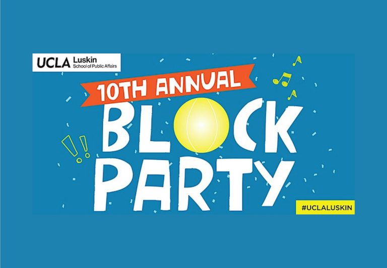 UCLA Luskin Block Party