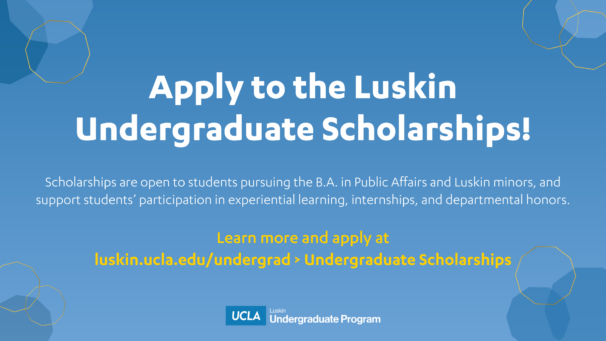 UCLA Luskin | Undergraduate Program
