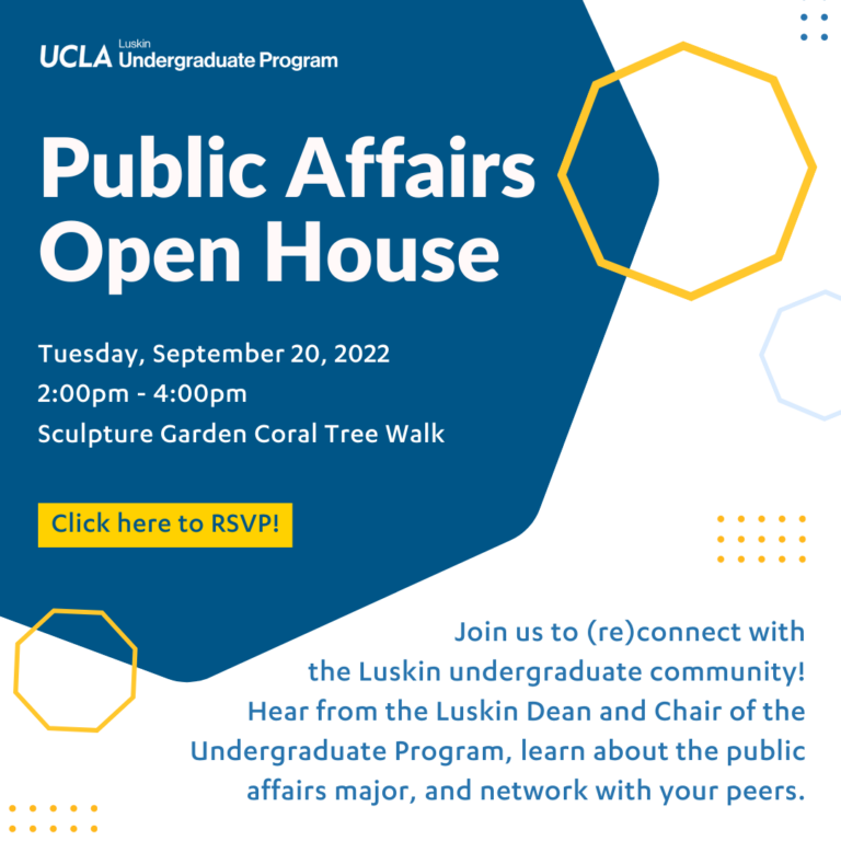 UCLA Luskin | Graduation and Commencement