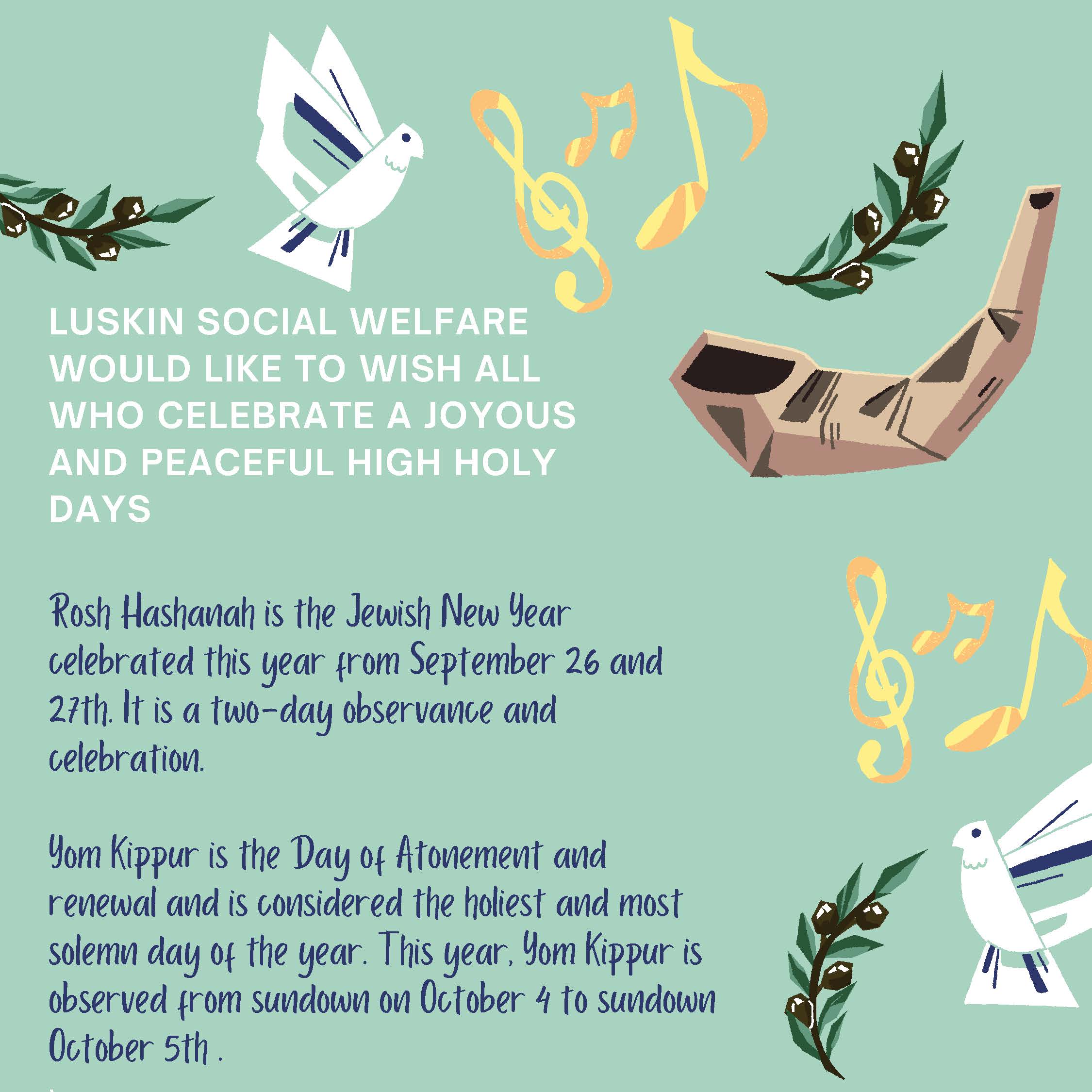 Luskin Social Welfare would like to wish all who celebrate a joyous and ...