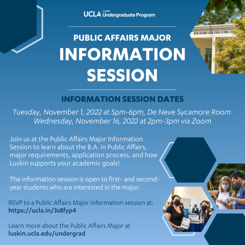 Public Affairs Major Information Session #1