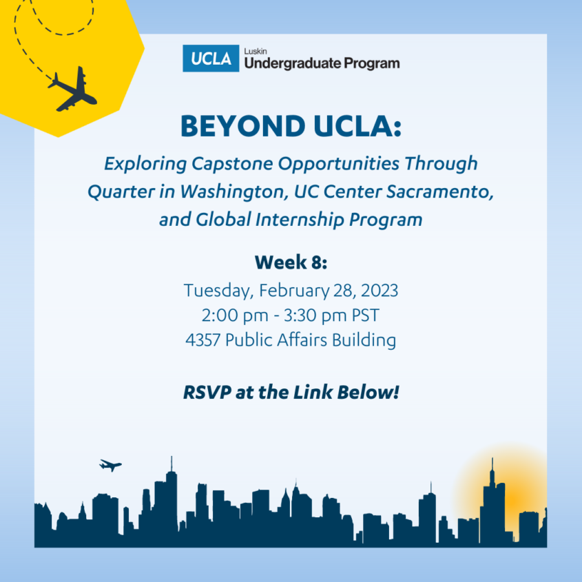 UCLA Luskin | Student Resources