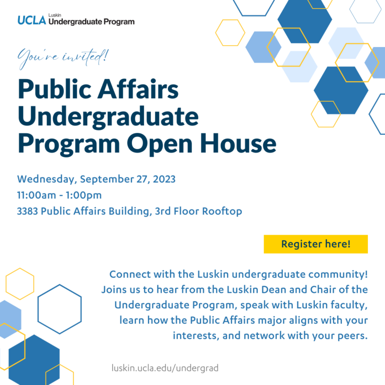 UCLA Luskin | School of Public Affairs