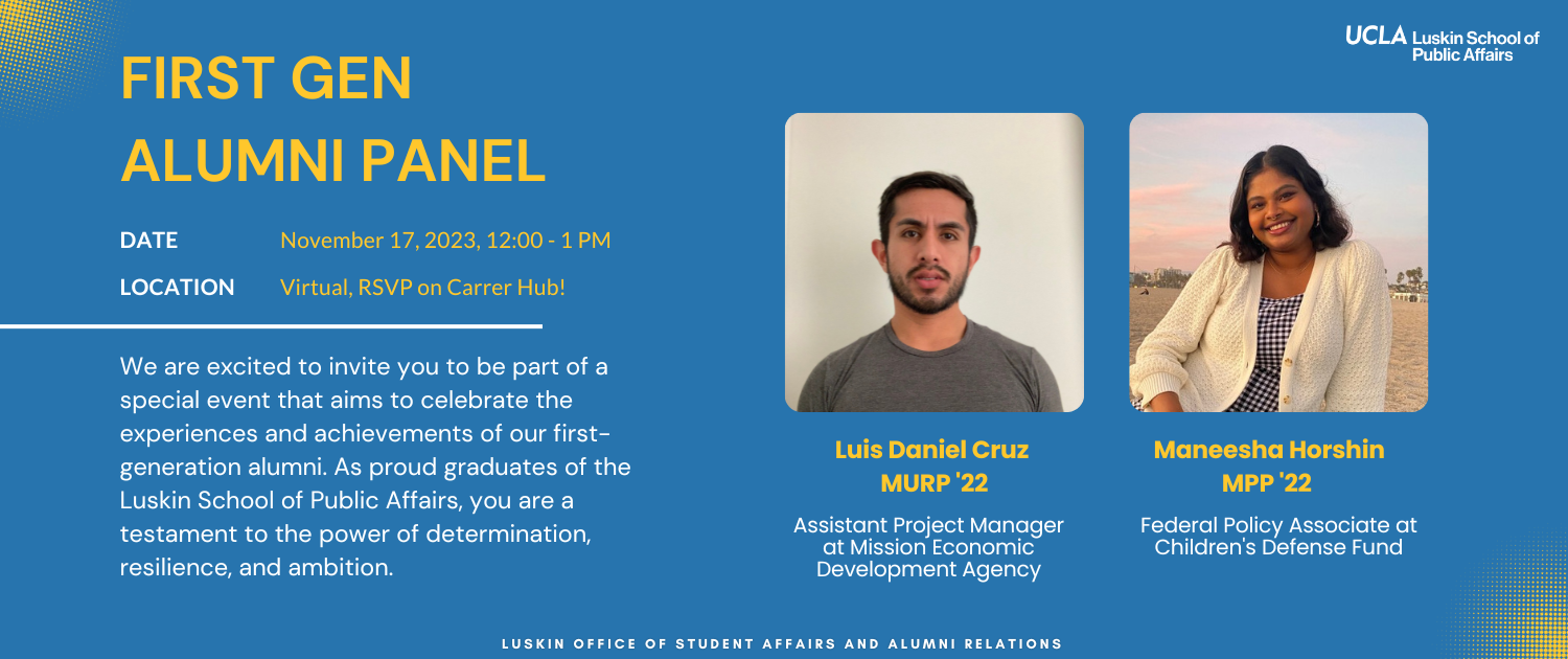 UCLA Luskin | Student Support