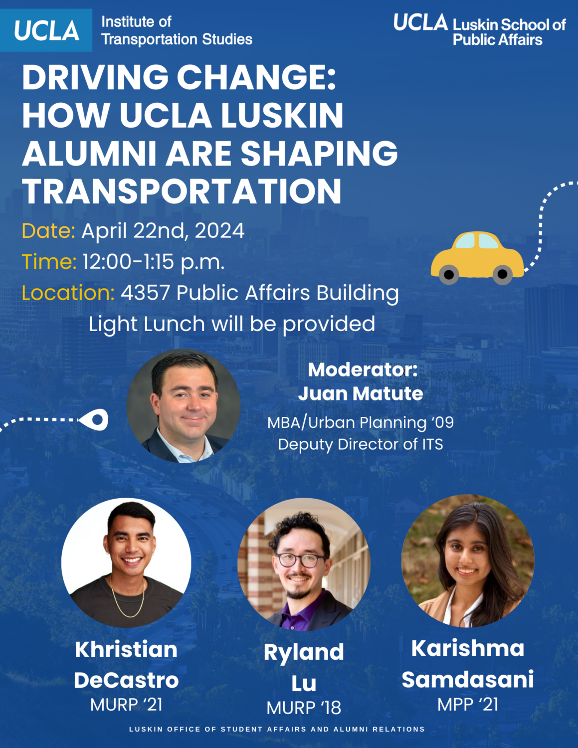 Driving Change: How UCLA Luskin Alumni Are Shaping Transportation